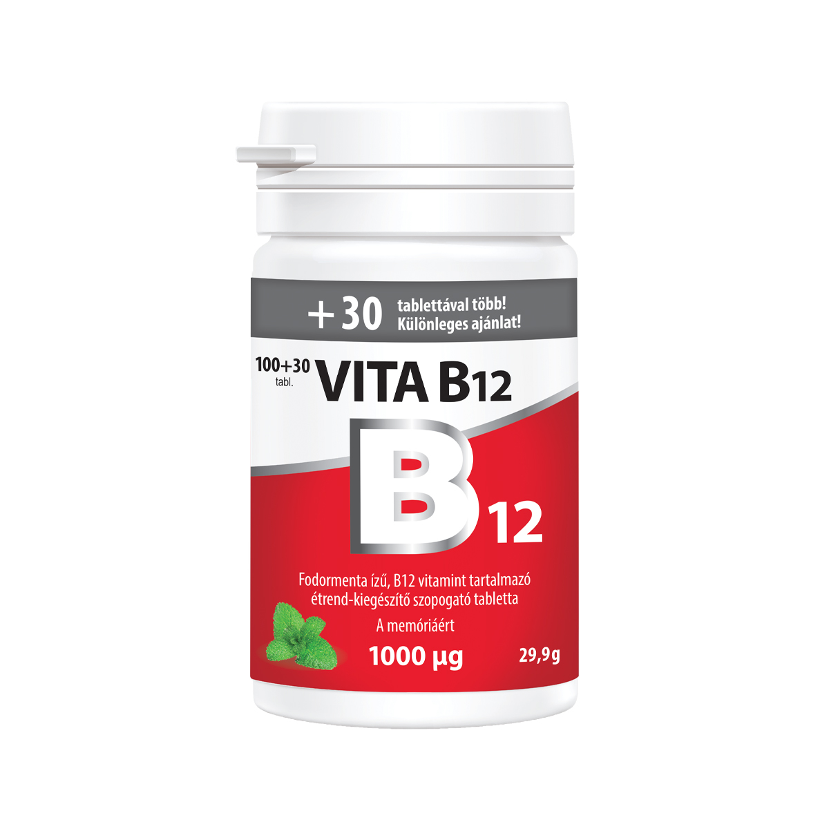 Vitabalans Vita B12 1000mcg szopogató tabletta 100+30x