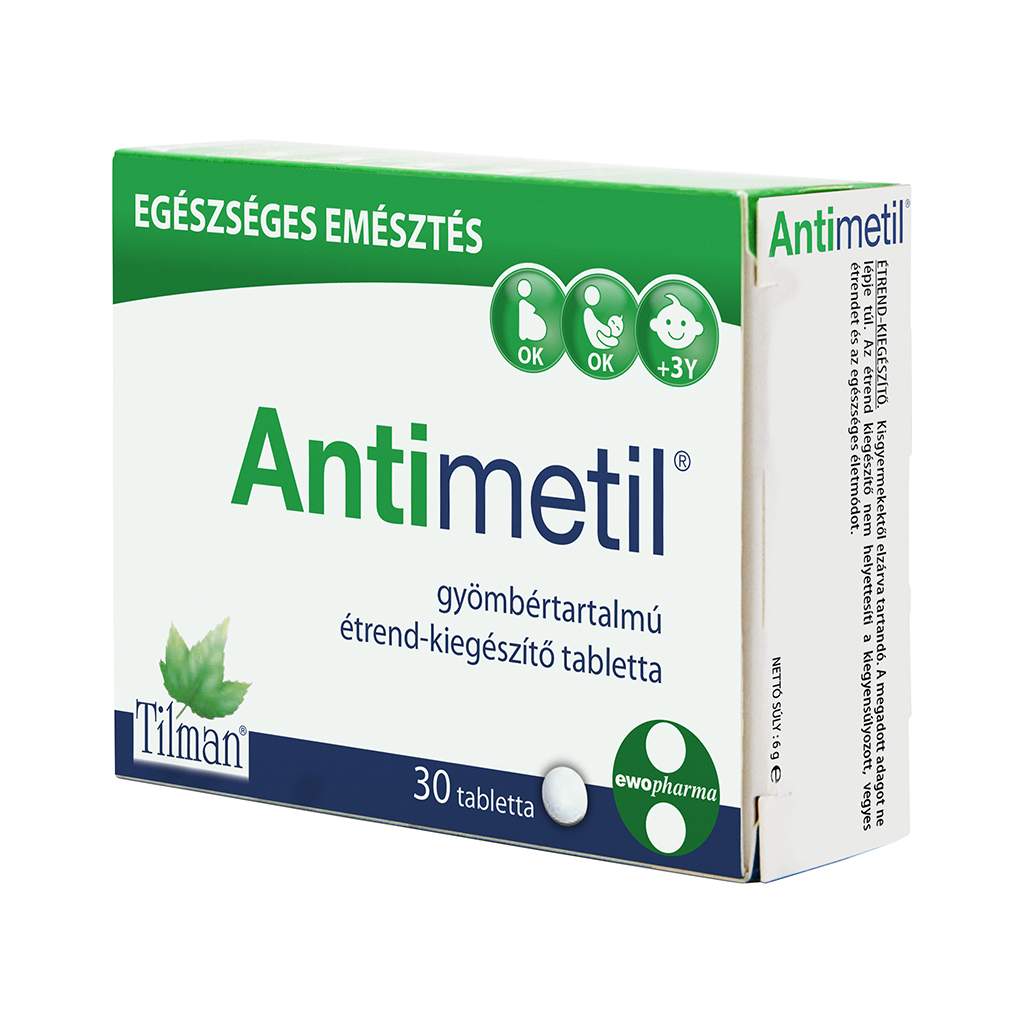 Antimetil gyömbér tartalmú tabletta 30x - Hányás