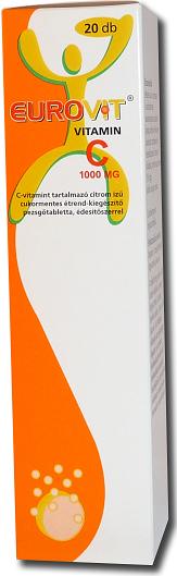 Eurovit C-vitamin 1000mg pezsgőtabletta