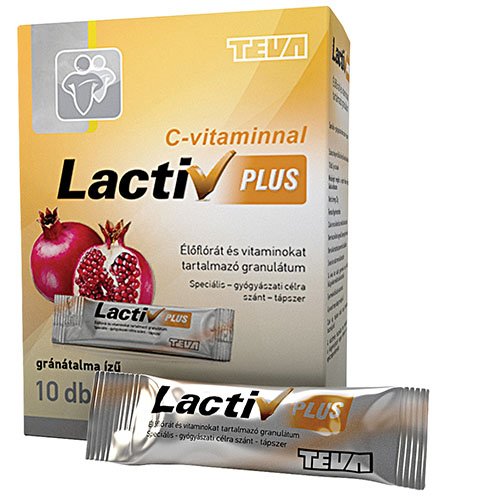 Lactiv plus élőflórát tart granulátum 10x